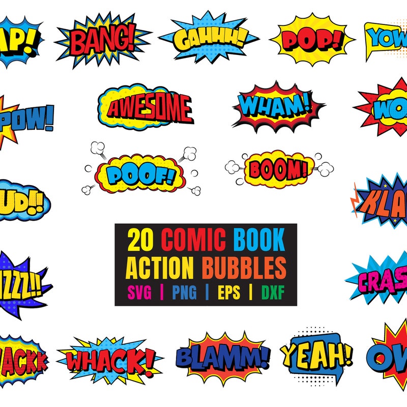 Comic Book Image - Etsy