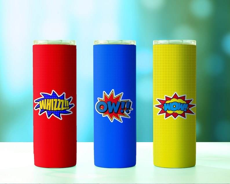 Bundle of 20 Comic Action Bubbles and 10 Papers, Comic Cartoon Style ...
