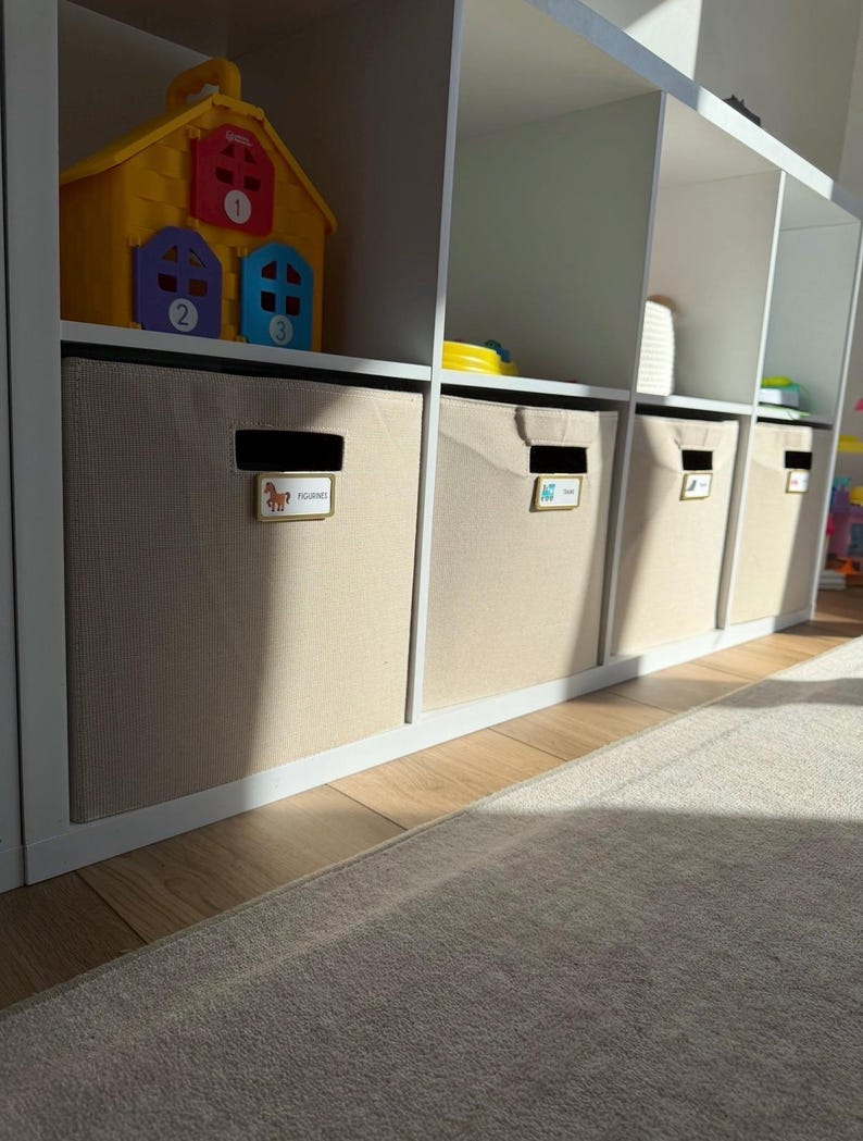 Editable Toy Bin Labels, Playroom Organization, Kids Storage (digital ...