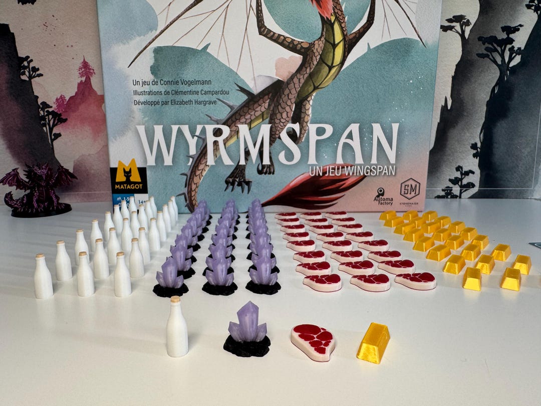3d Resources For The Wyrmspan Board Game Etsy