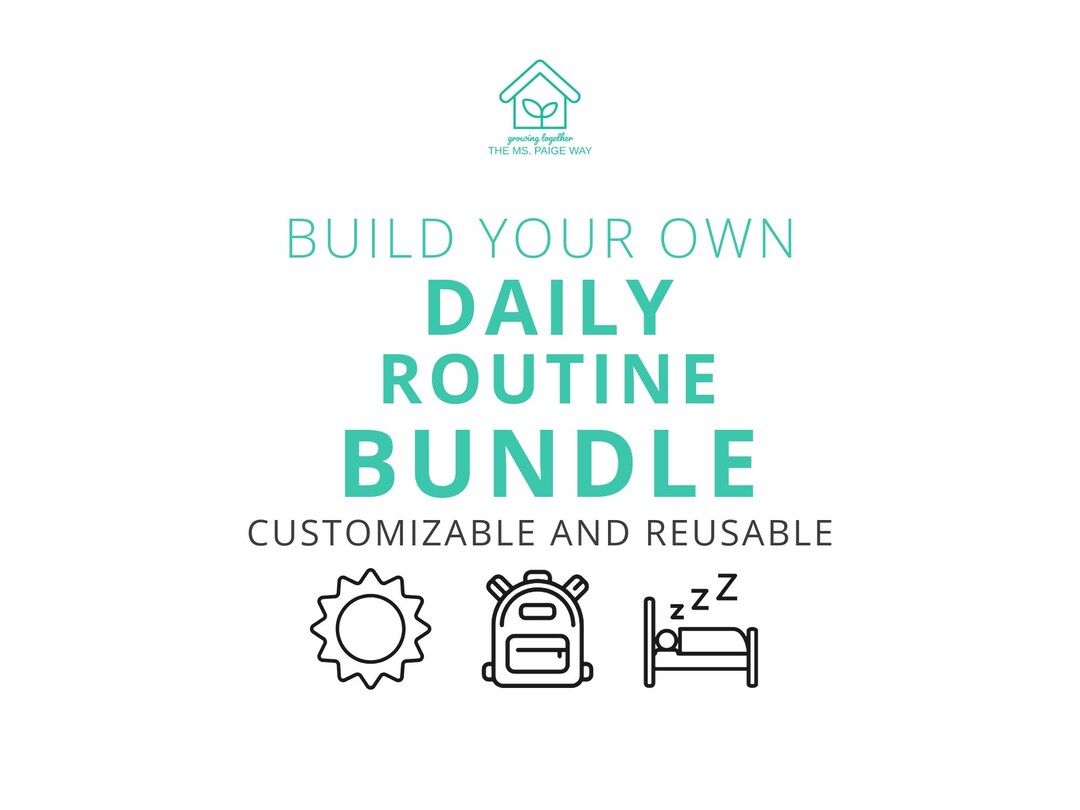 Daily Routine Bundle for Kids | Morning, After School, Evening Visual ...