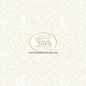 Ivory Digital Paperdigital Paper Vintageivory Damask Digital Paperivory ...