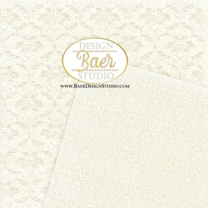 Ivory Digital Paperdigital Paper Vintageivory Damask Digital Paperivory ...