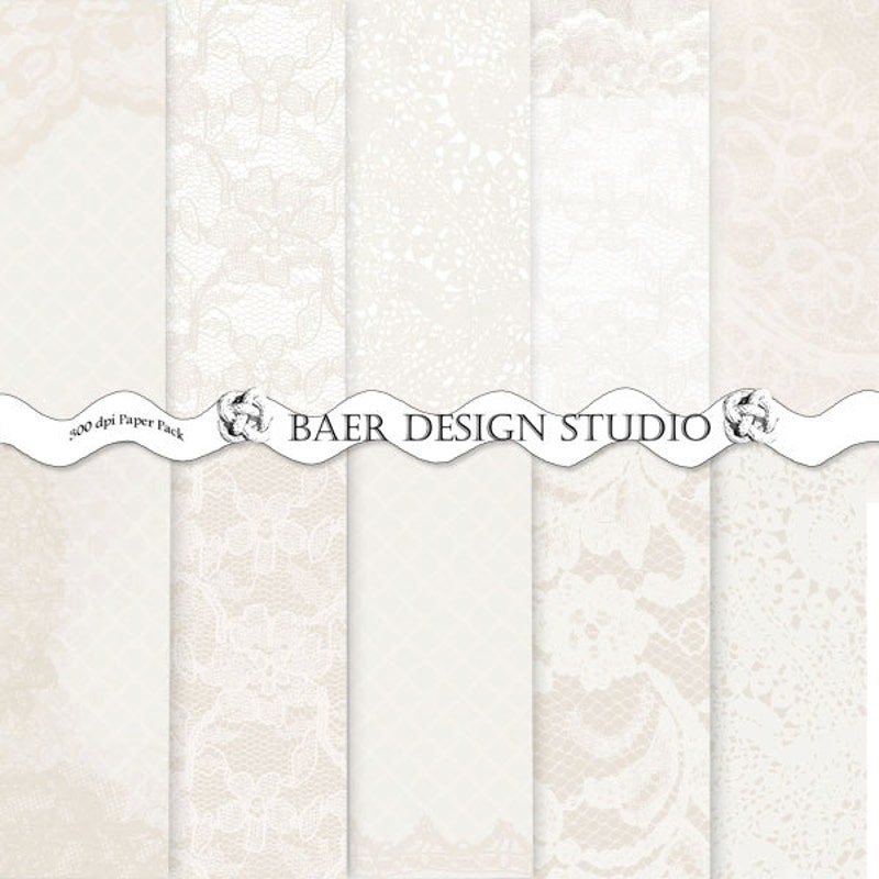 Lace Digital Paper - Etsy