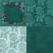 Digital Paper Turquoise:digital Paper Teal Stripes, Shabby Chic Digital ...