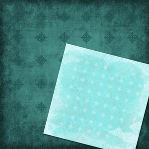 Teal Lace Digital Paper, 12x12 Digital Paper, Aquamarine Lace Digital ...