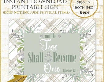 Two Shall Become One | Etsy