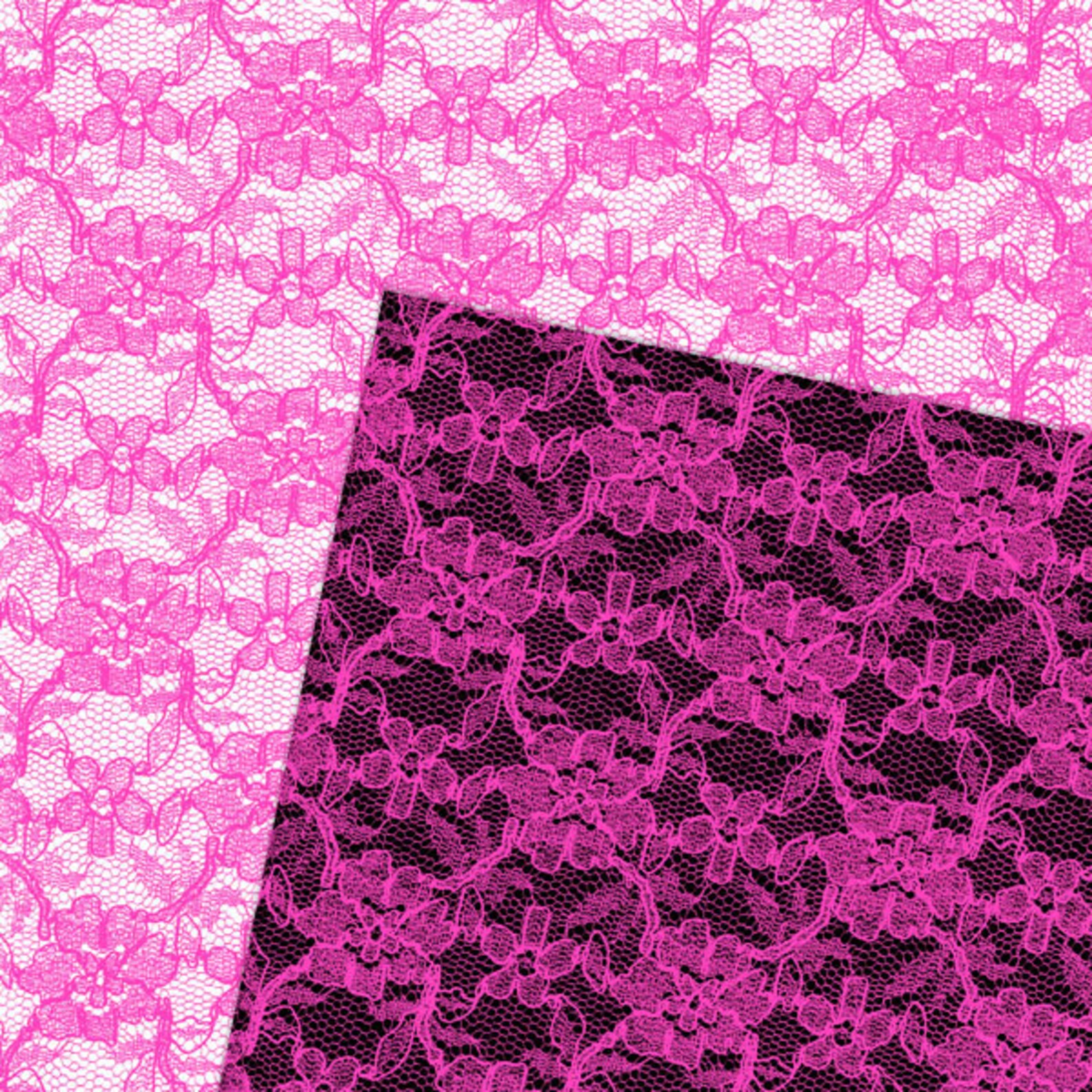 Hot Pink Lace Digital Paper: Valentine's Day Patterns (digital Download ...