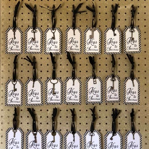 Printable Sign for the Keys to Success Graduation Tags, Keys to Success ...