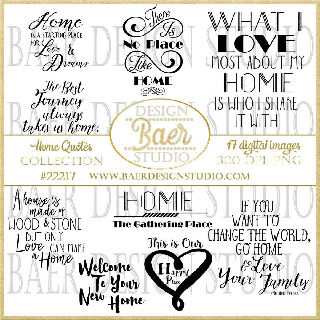 Printable Quotes, Home Quotes, Inspirational Quotes Clip Art, Family ...