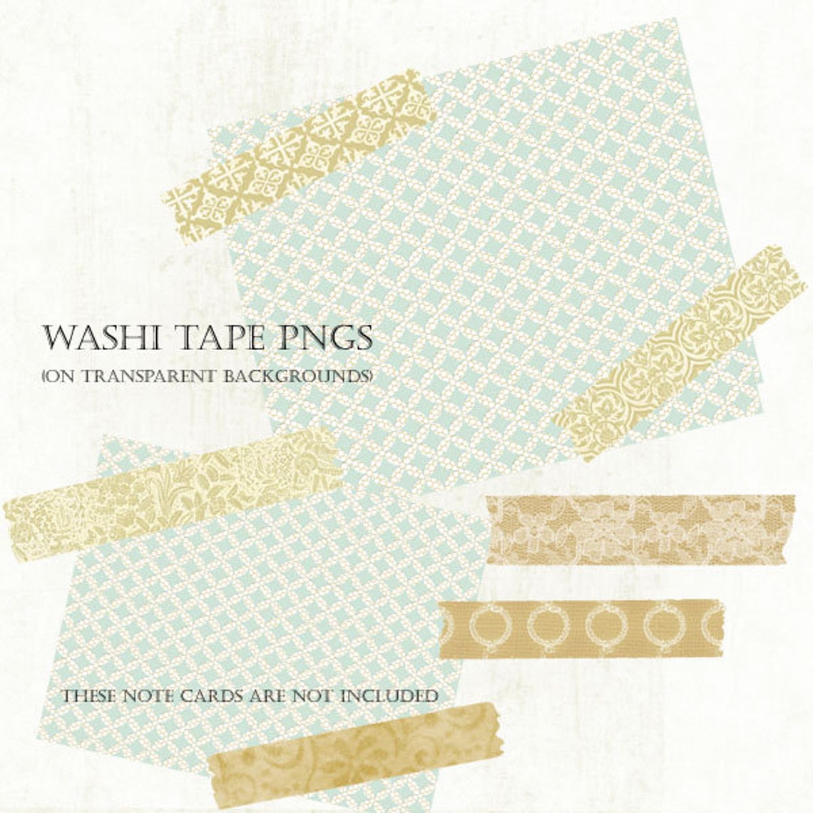 Digital Clip Art Washi Tape Gold Use For: Clip Art - Etsy