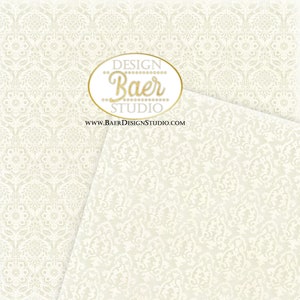 Ivory Digital Paperdigital Paper Vintageivory Damask Digital Paperivory ...