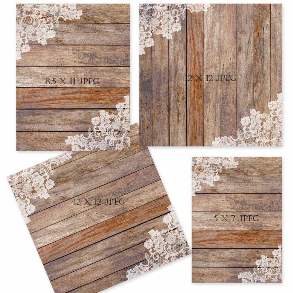 WOOD and LACE Digital Paper:wood Digital Paper French - Etsy