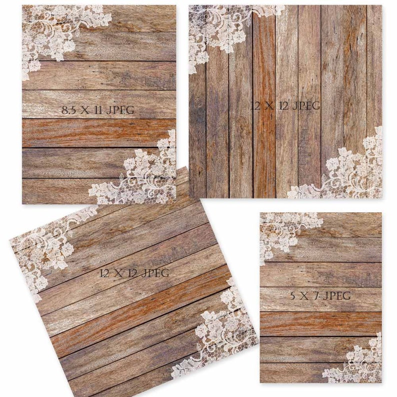 WOOD and LACE Digital Paper:wood Digital Paper French - Etsy
