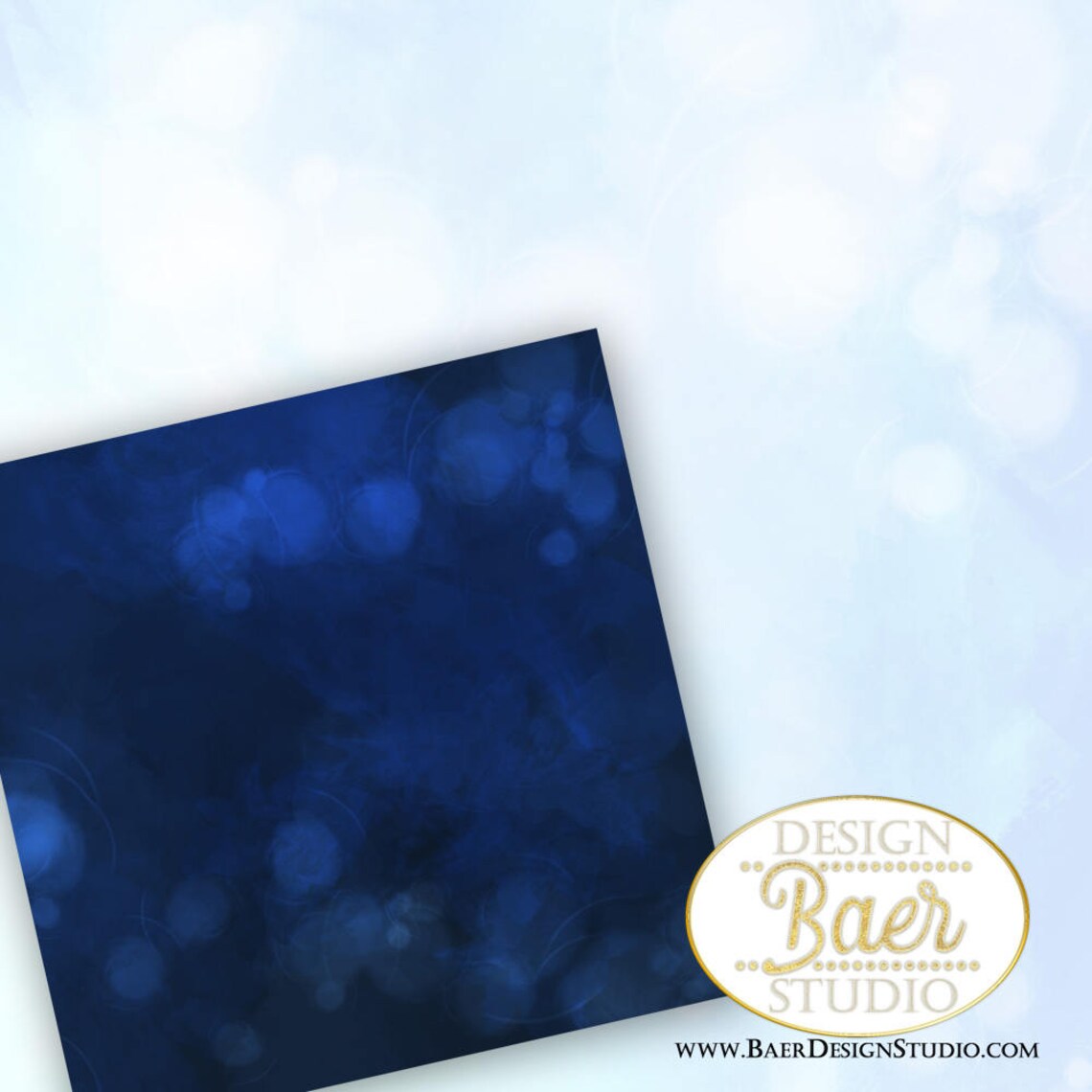 Navy Watercolor Digital Paper:blue Bokeh Digital Paper - Etsy