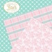 Pink and Turquoise Digital Paper, Pink and Teal Digital Paper, Pink and ...