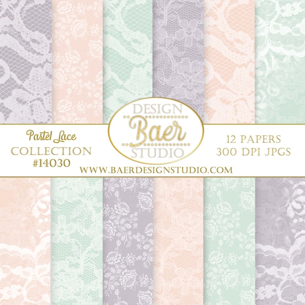 Lace Digital Paper - Etsy