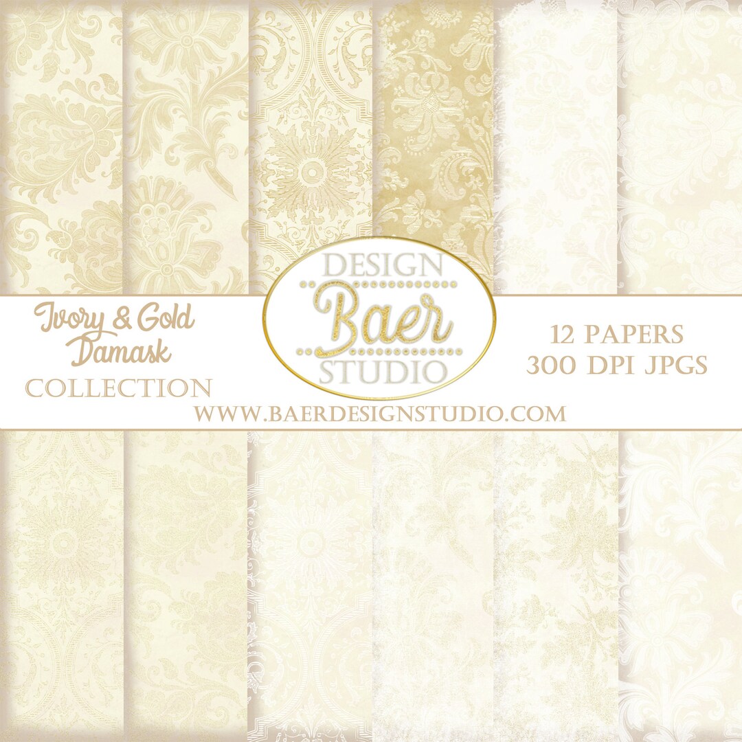 Ivory Digital Paper, Wedding Digital Paper, Digital Paper Vintage ...