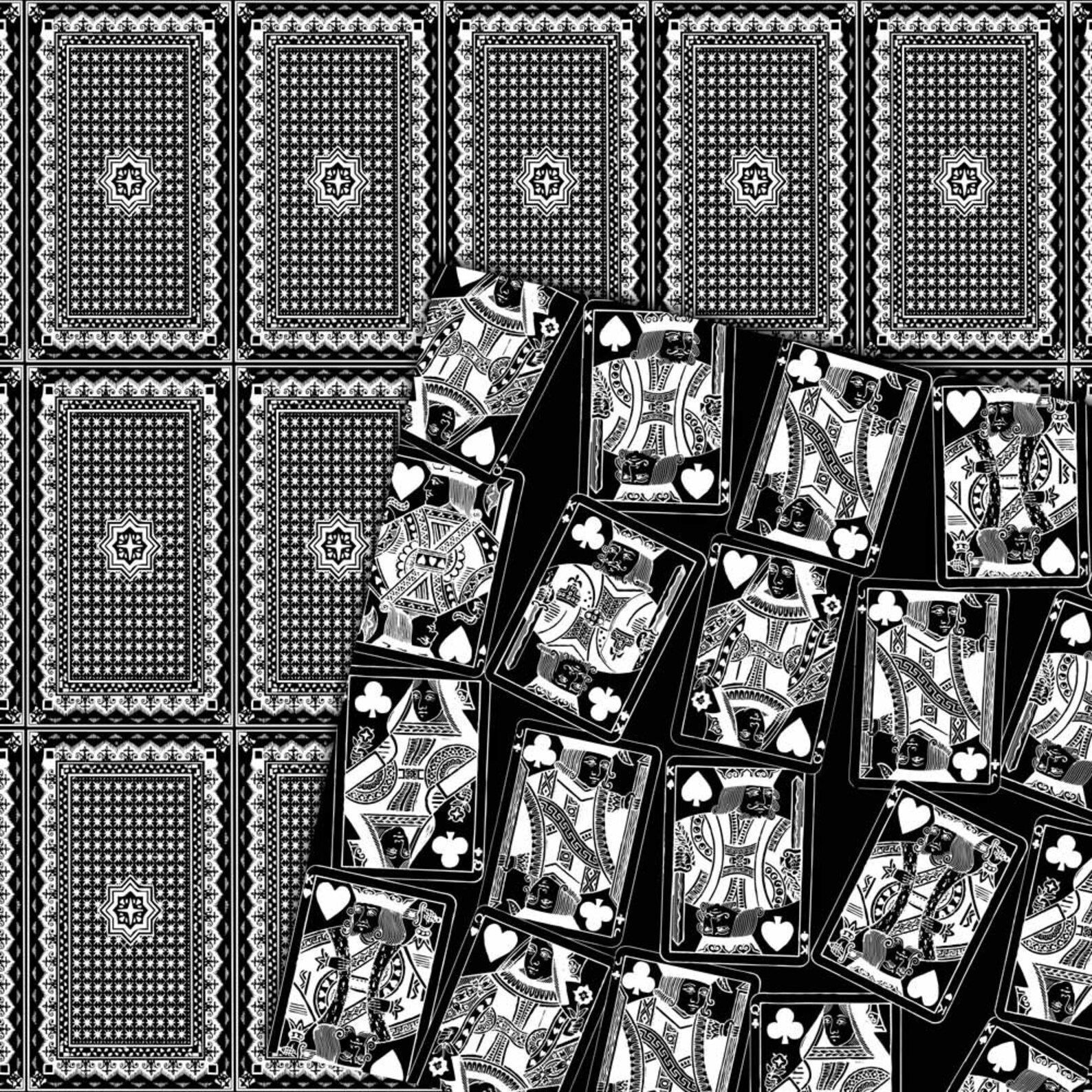 Red Playing Card Digital Paper, Valentines Digital Paper, Grunge Casino ...