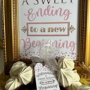 Pink and Gold A Sweet Ending to a New Beginning Sign Download, Rose ...