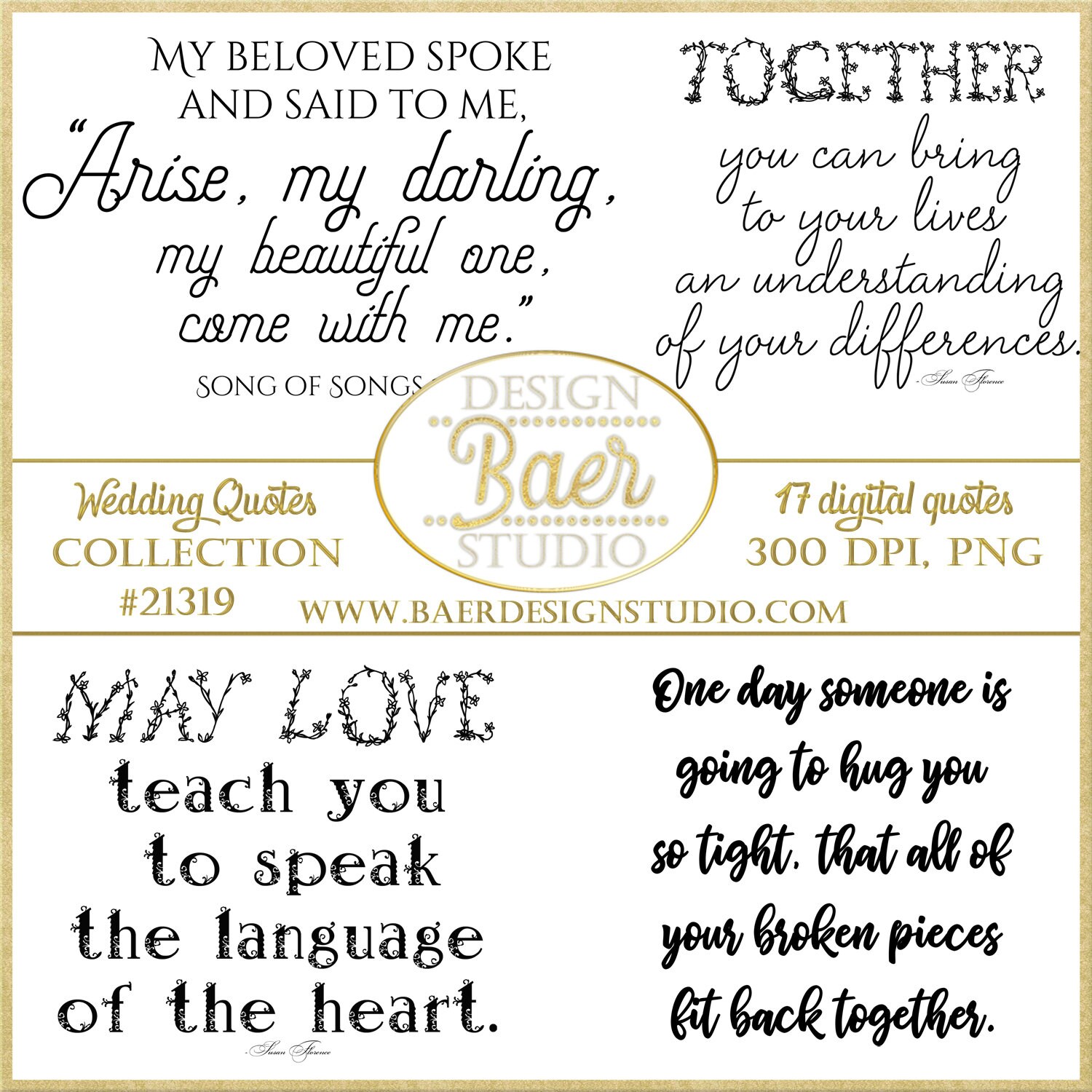 Love Quotes Love Word Art Digital Word Art for Weddings | Etsy