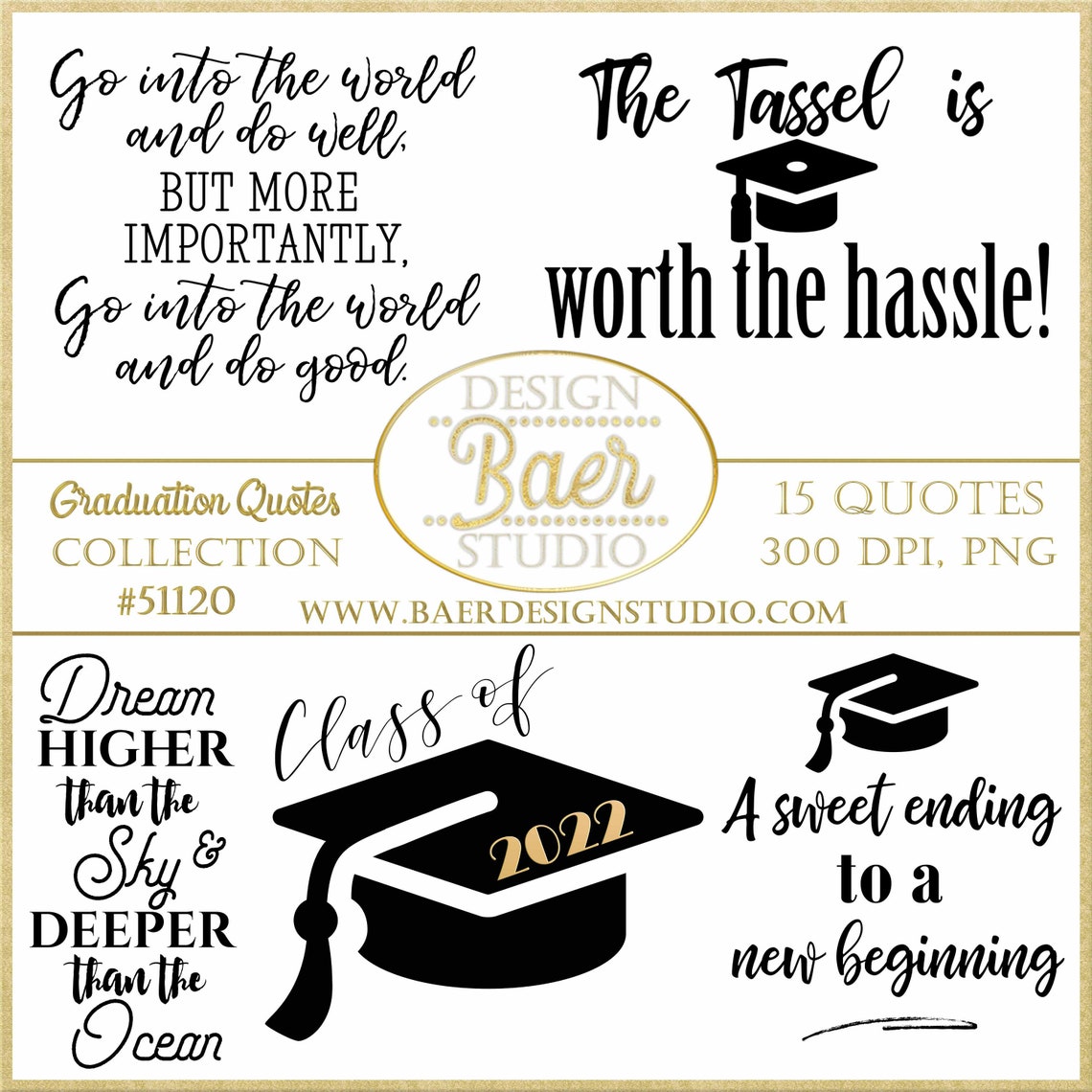 Graduation Quotes:graduation Clipart Graduation Photo - Etsy