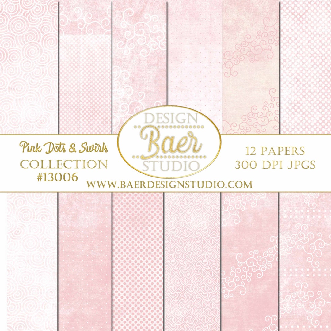 Pink Digital Paper, Pink Swirl Digital Paper, Pink Distressed Digital ...