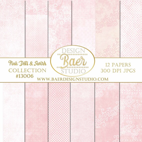 PINK DIGITAL PAPER: Pink Swirl Digital Paper Pink Distressed - Etsy