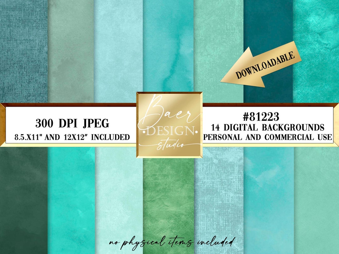 Blue Digital Papers:persian Blue Distressed Digital Paper, Photoshop ...