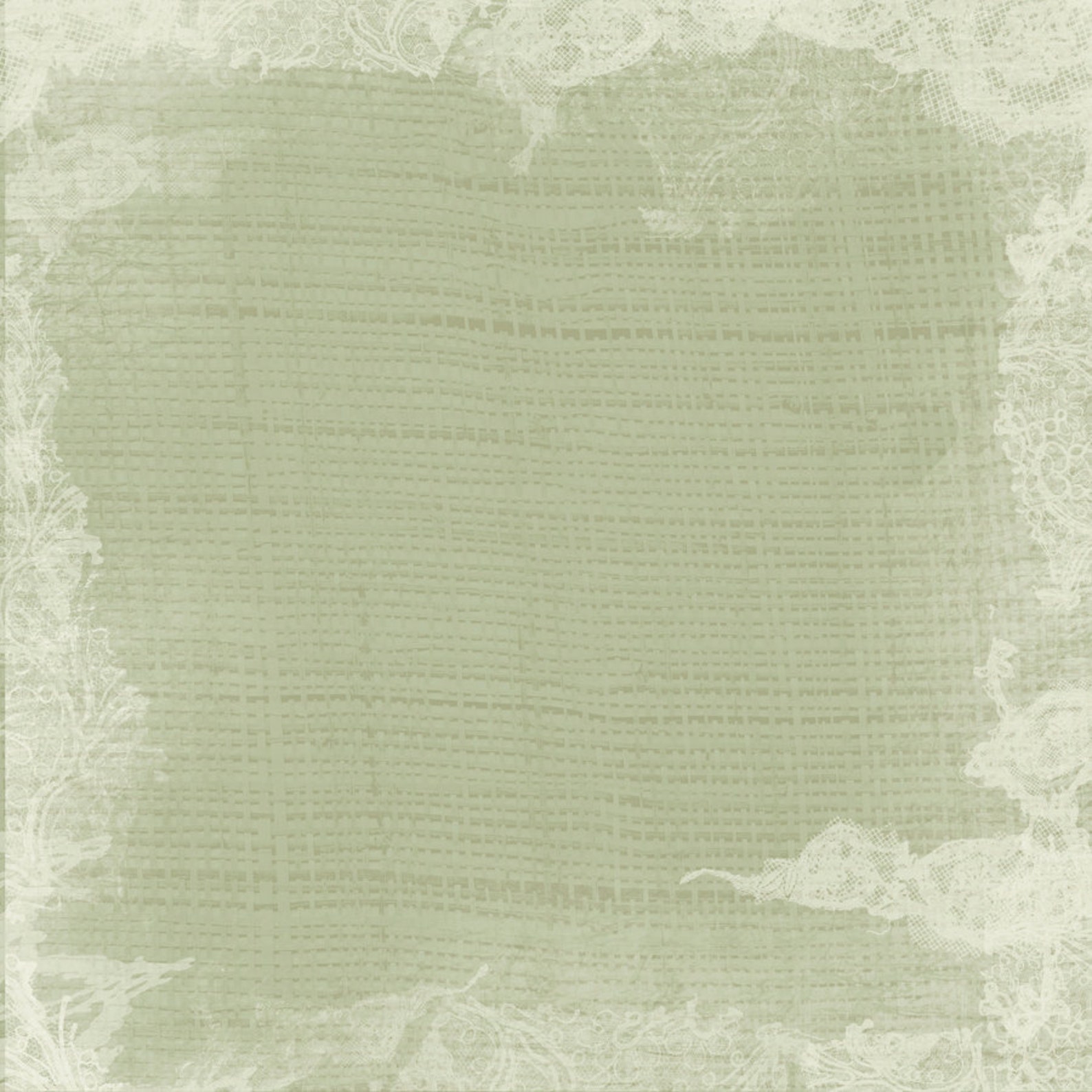 Sage Green Burlap Lace Digital Paper: Lime Cream Printable Papers ...