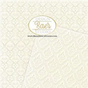 Ivory Digital Paperdigital Paper Vintageivory Damask Digital Paperivory ...