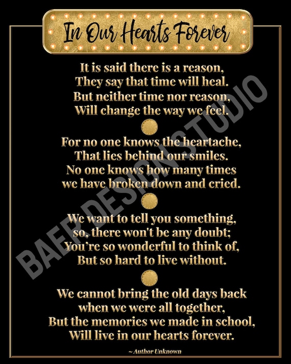 40th Class Reunion Poems