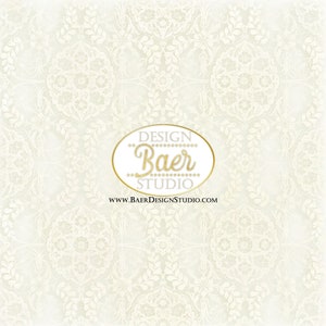 Ivory Digital Paperdigital Paper Vintageivory Damask Digital Paperivory ...