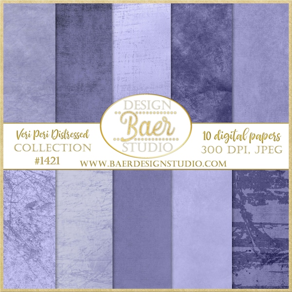 Periwinkle Digital Paper - Etsy