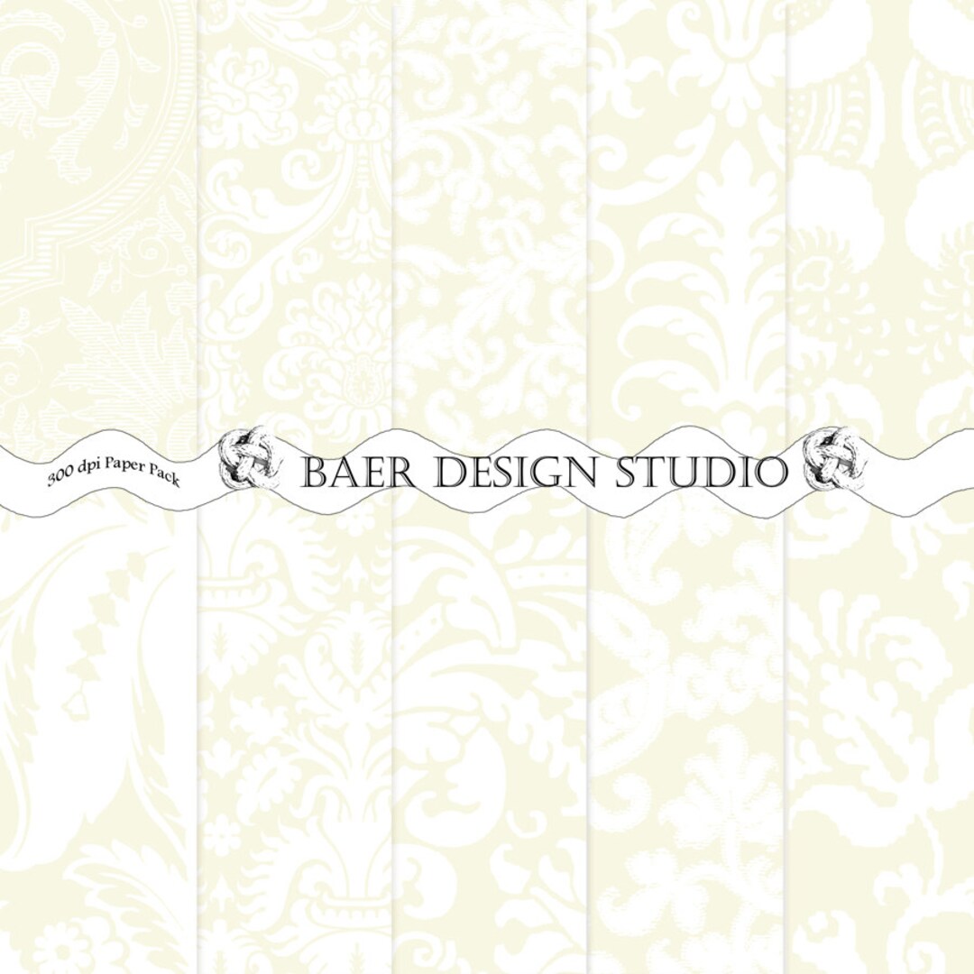 Ivory DIGITAL SCRAPBOOK Paper:ivory Wedding Digital Paper Printables ...