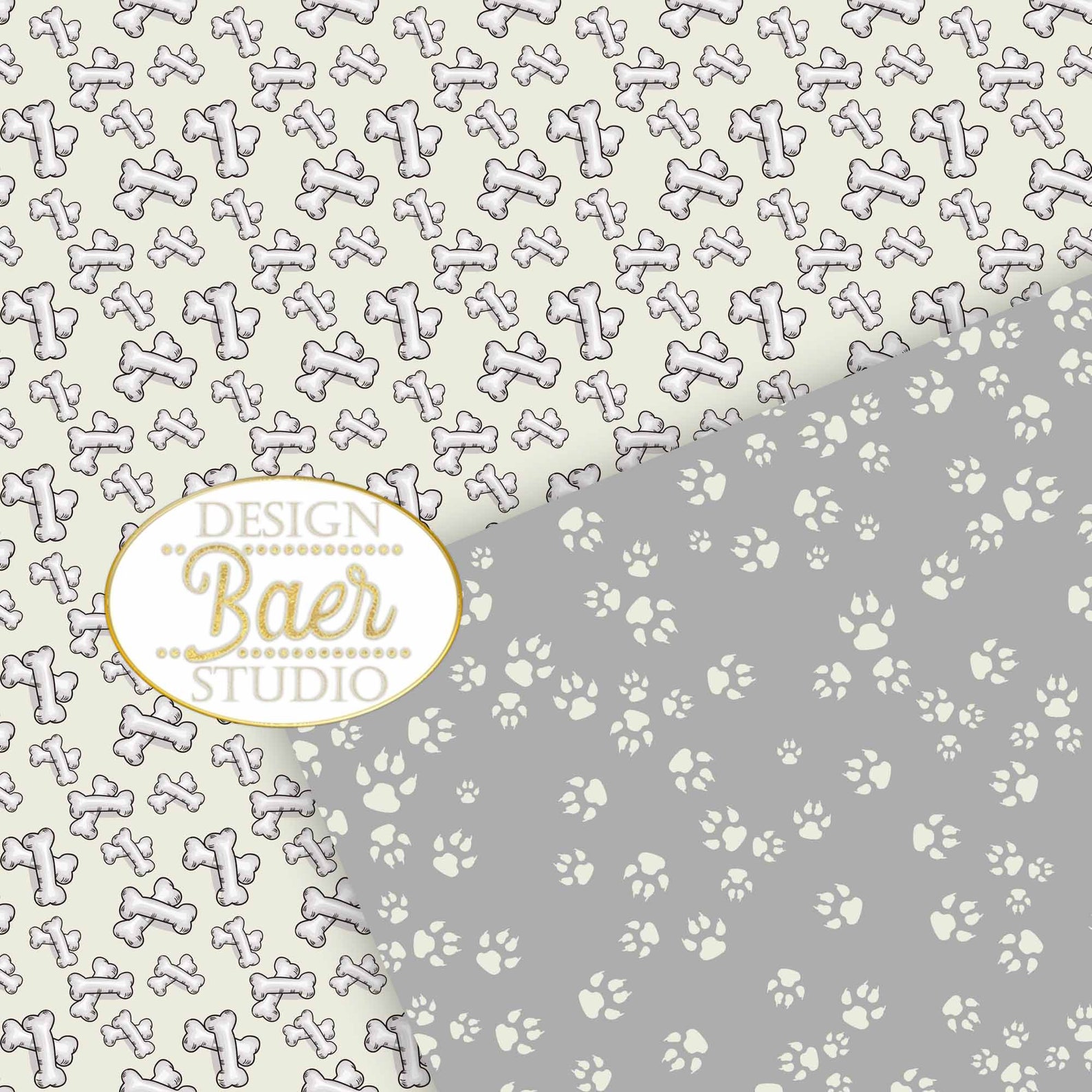 Dog Digital Paper:pet Digital Download Pet Digital | Etsy