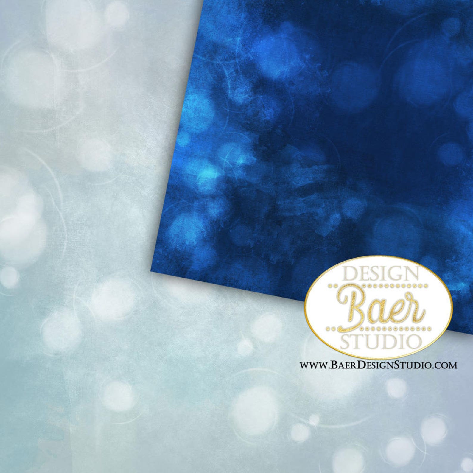 Navy Watercolor Digital Paper:blue Bokeh Digital Paper - Etsy