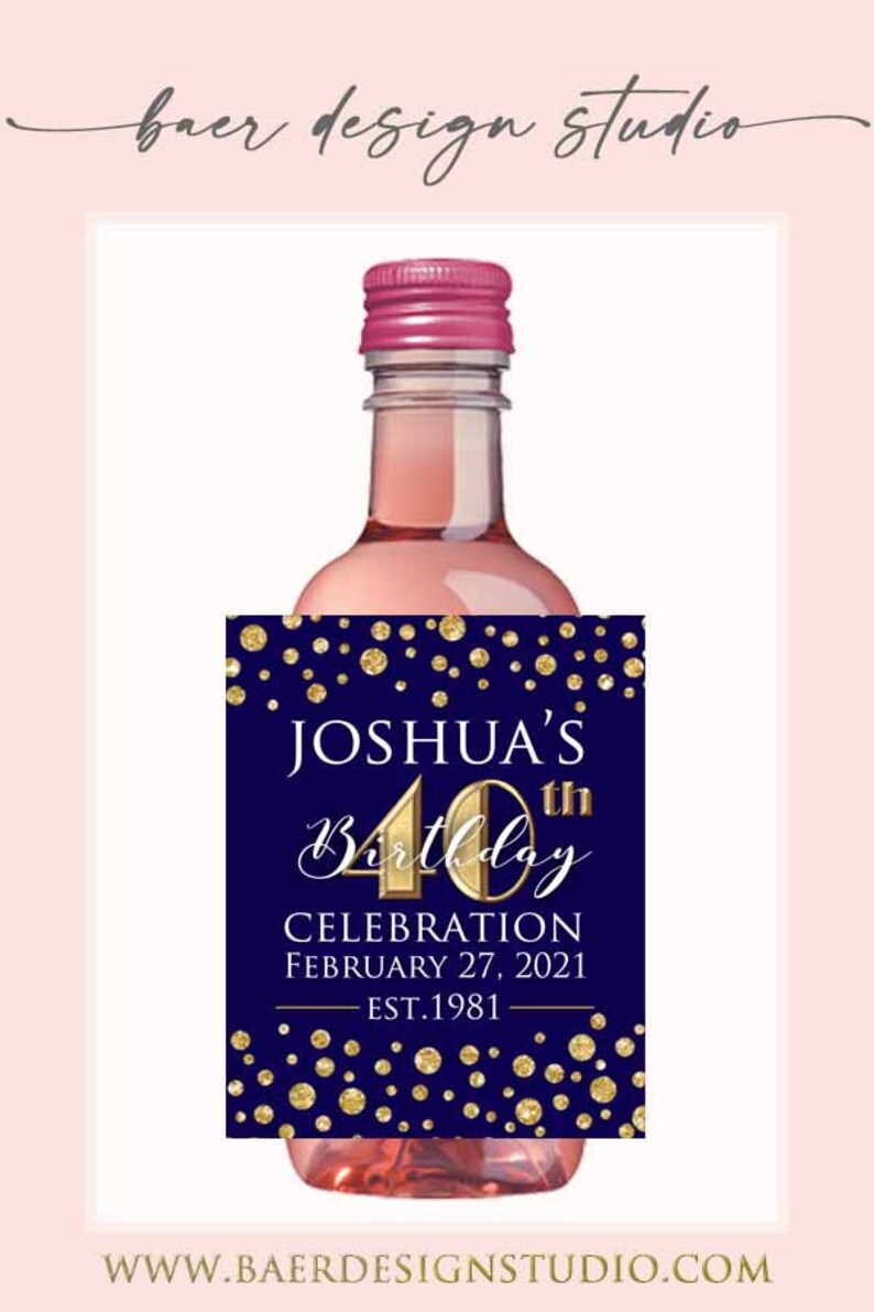 Thank You Wine Bottle Labels:sutter Home Mini Wine Bottle - Etsy