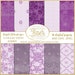 Purple Digital Paper:digital Scrapbook Paper, Purple Lace Digital Paper ...