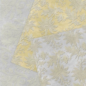 DIGITAL PAPER Vintage:gold Silver Damask Digital Paper, 50th ...
