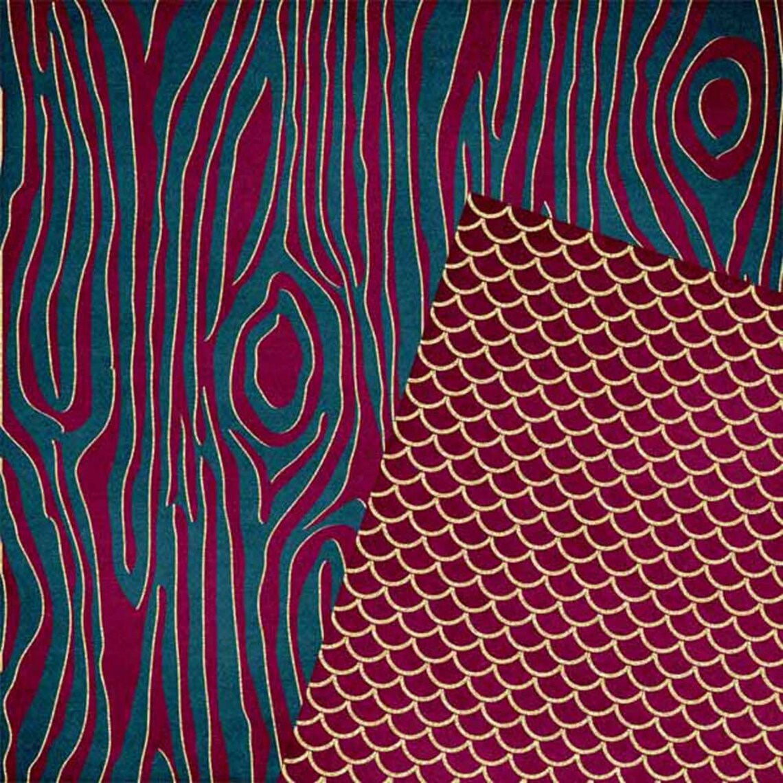 Jewel Tone Digital Background Paper: Burgundy and Gold Digital | Etsy