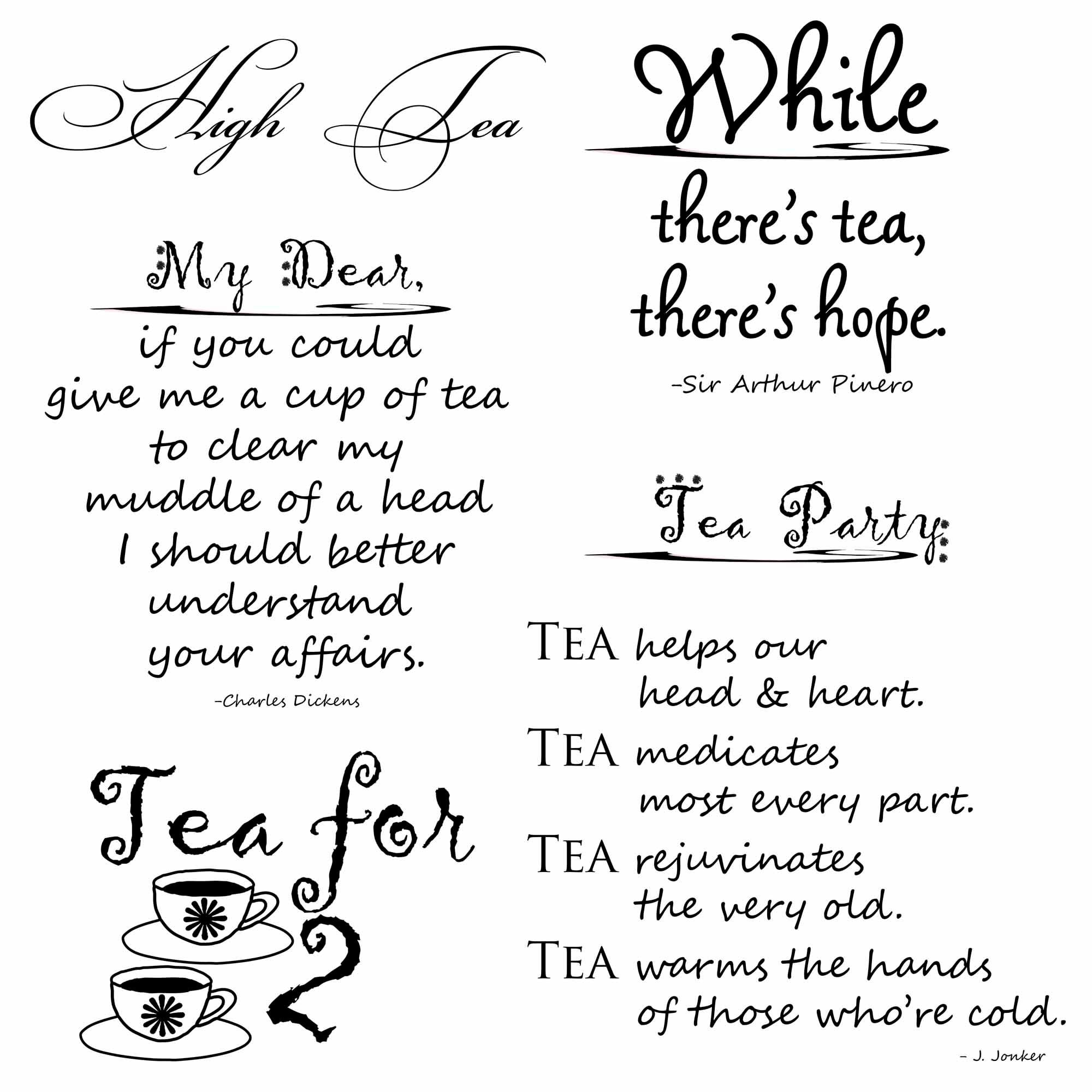 Tea Party Extreme Quotes