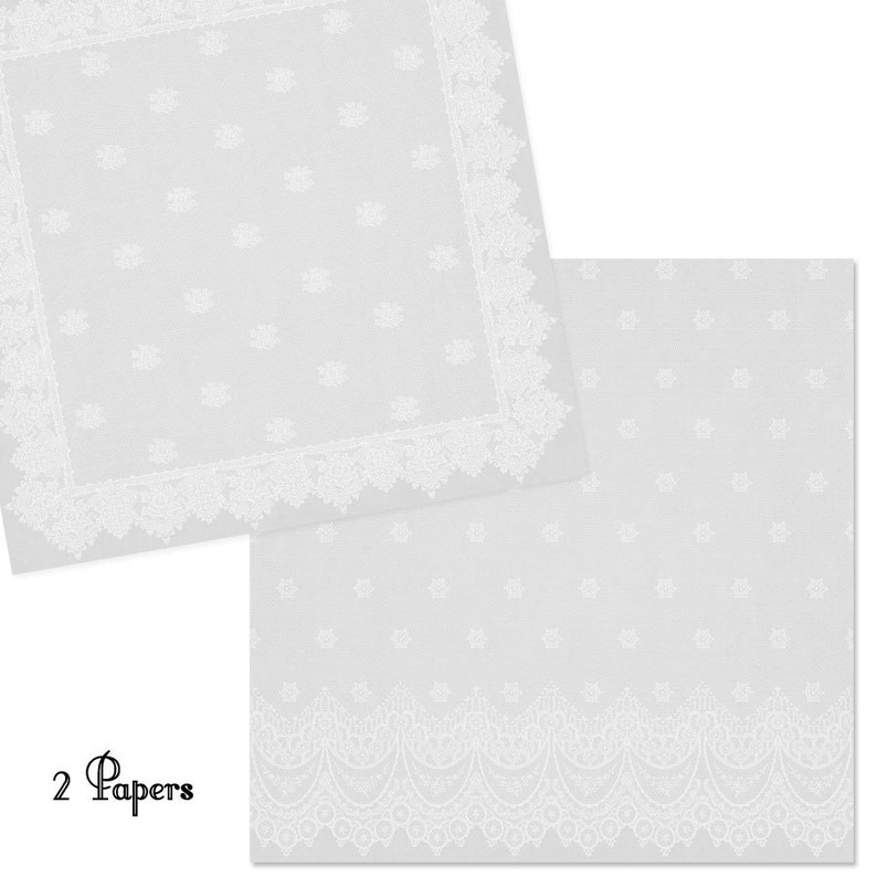 White Lace Digital Paper: Gray Printable Backgrounds (digital Download ...