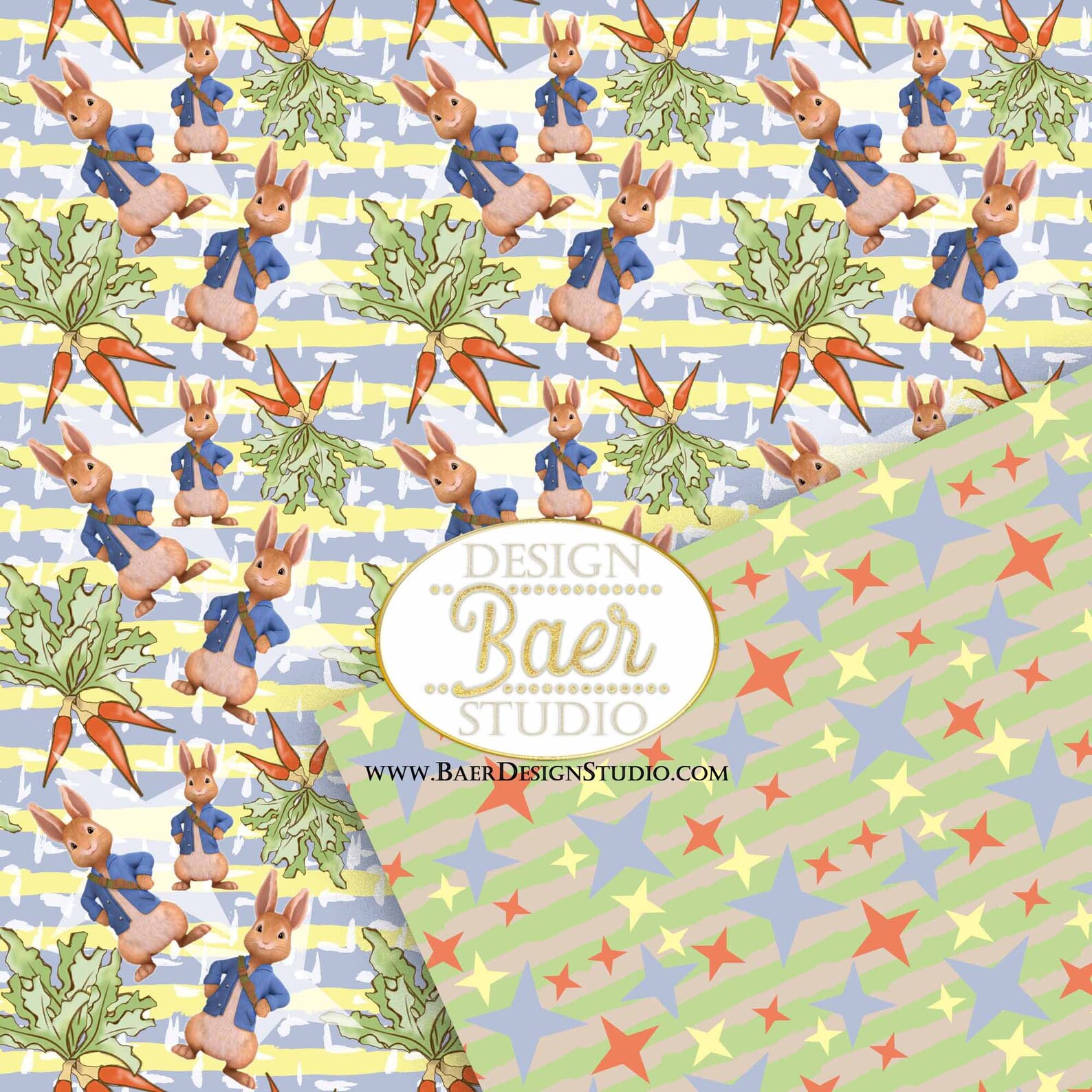 Peter Rabbit Digital Paper, Beatrix Potter Seamless Backgrounds ...