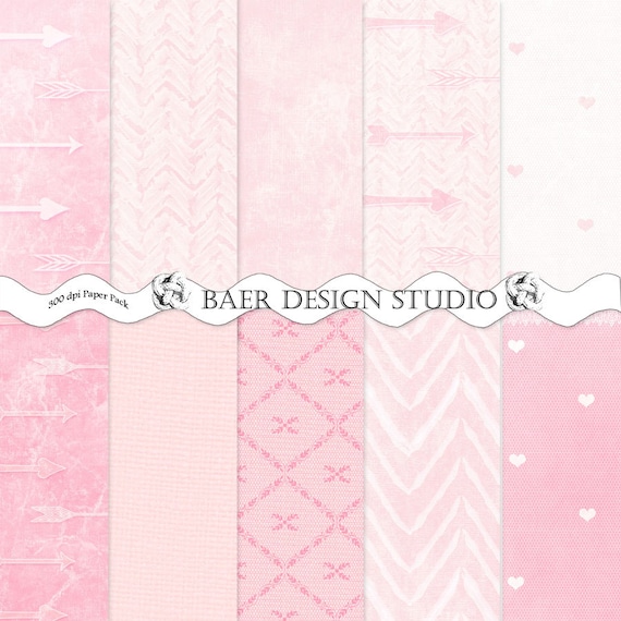 Pink Textured Digital Paper:valentine Digital Paper Pink | Etsy