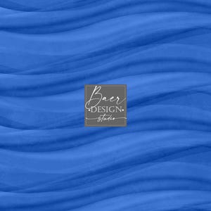 Royal Blue Waves Digital Background Paper Designs, Turquoise Wave Digital Paper, Waves Digital ...