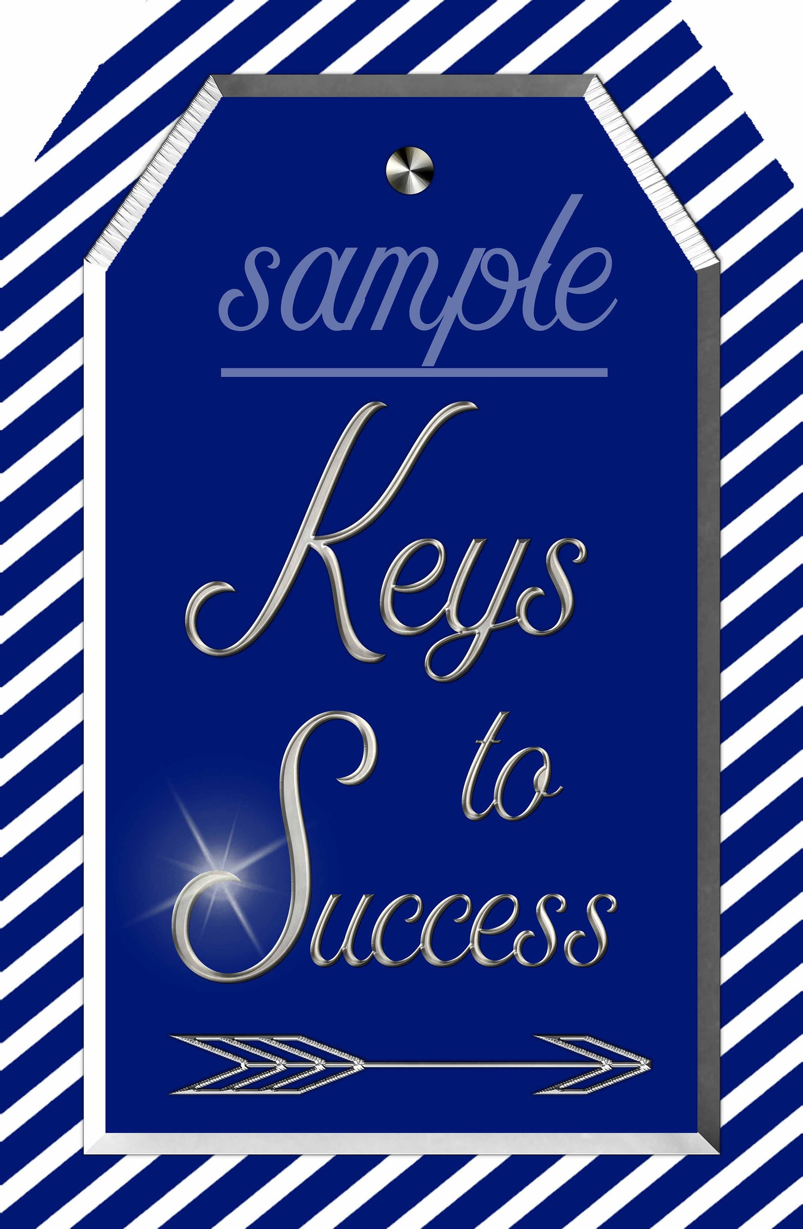 Blue and Silver Keys to Success Printable Tags:College | Etsy