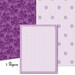 Purple Digital Paper:digital Scrapbook Paper, Purple Lace Digital Paper ...