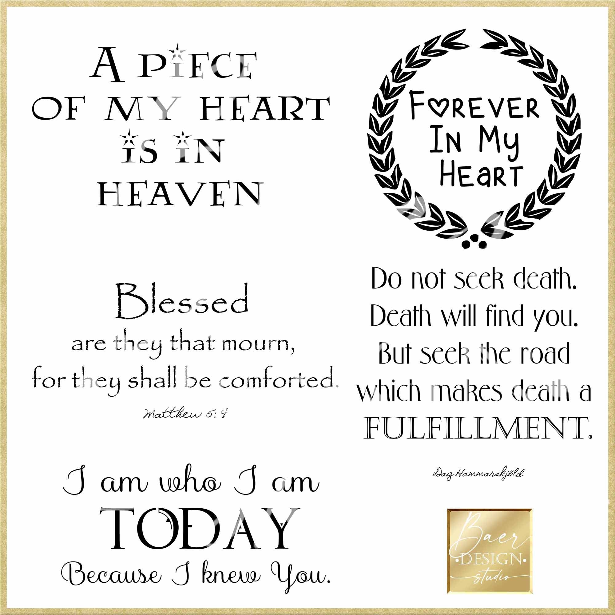Funeral Memorial Quotes: Celebration of Life Sayings, Sympathy Verses ...