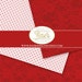 Red Lace Digital Paper: Vintage Scrapbook Backgrounds, Christmas Junk ...